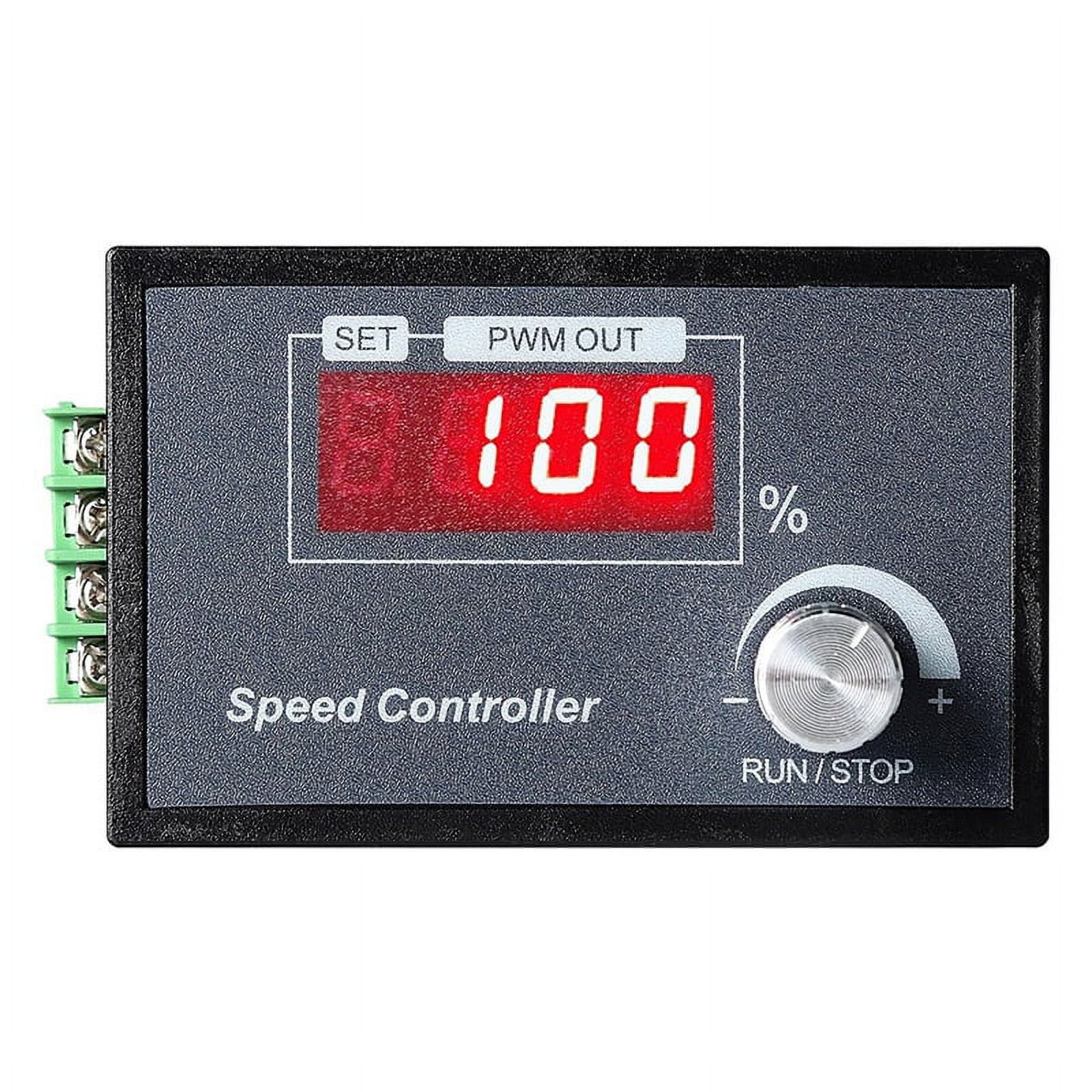 PWM DC Motor Speed Controller 6-60V 30A with Digital Display & Robust PCB - Perfect for Various ...