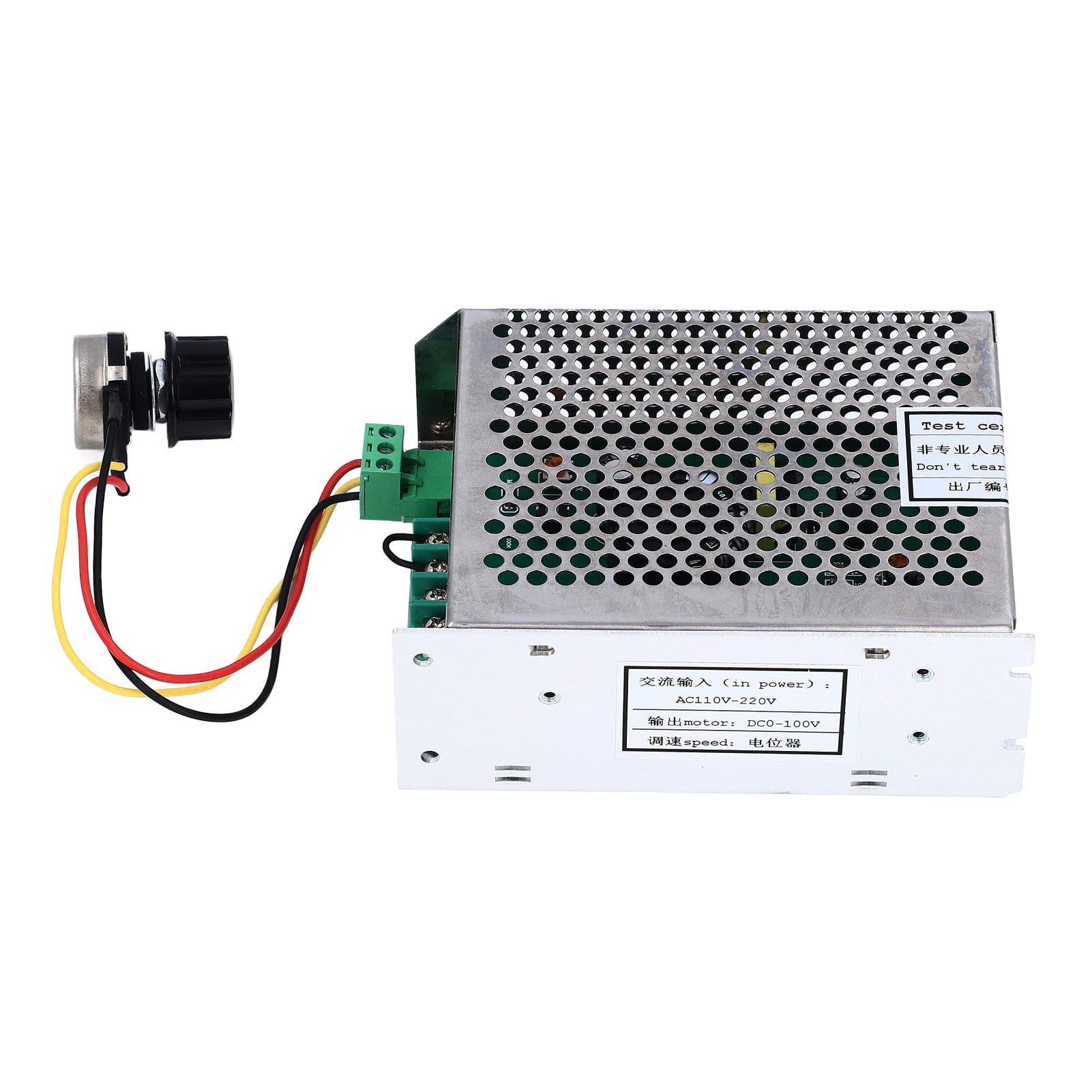 PWM DC Motor Speed Controller, AC 110-220V Input, DC 0-100V Output ...