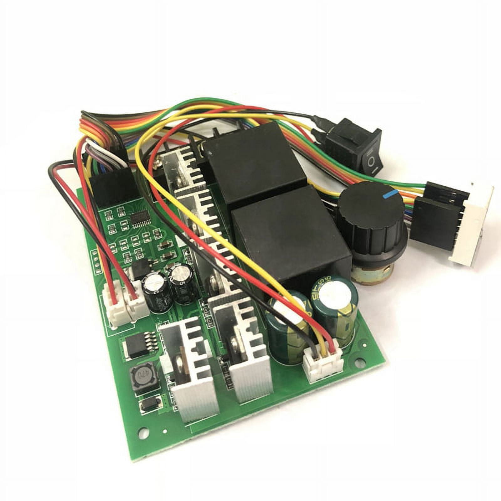 PWM DC Motor Speed Controller DC 10 -55V Digital LED Display 0 -100% Adjustable Drive Module ...
