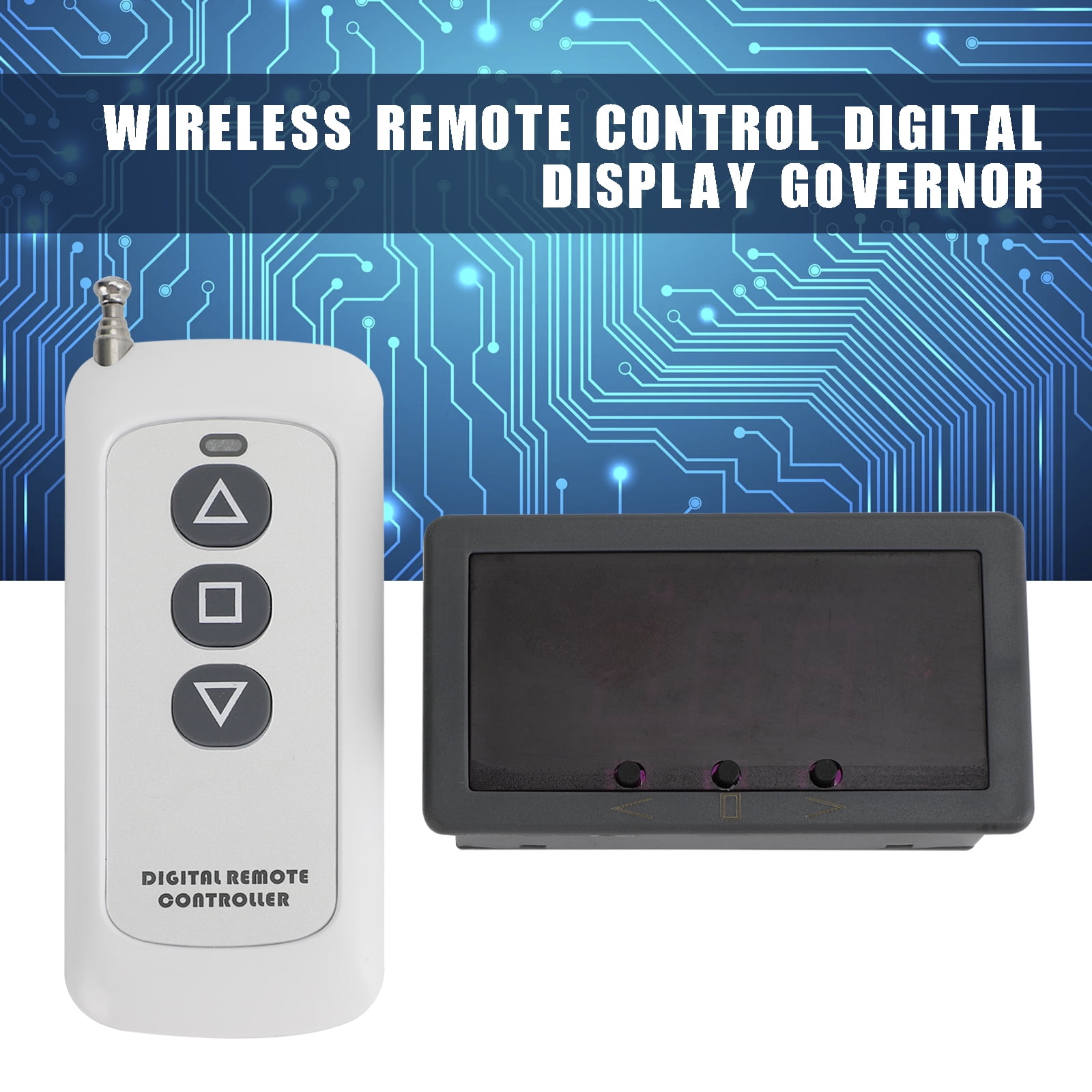 PWM DC Motor Speed Controller Dimmer 6V 12V 24V 5A + Reversible Remote ...