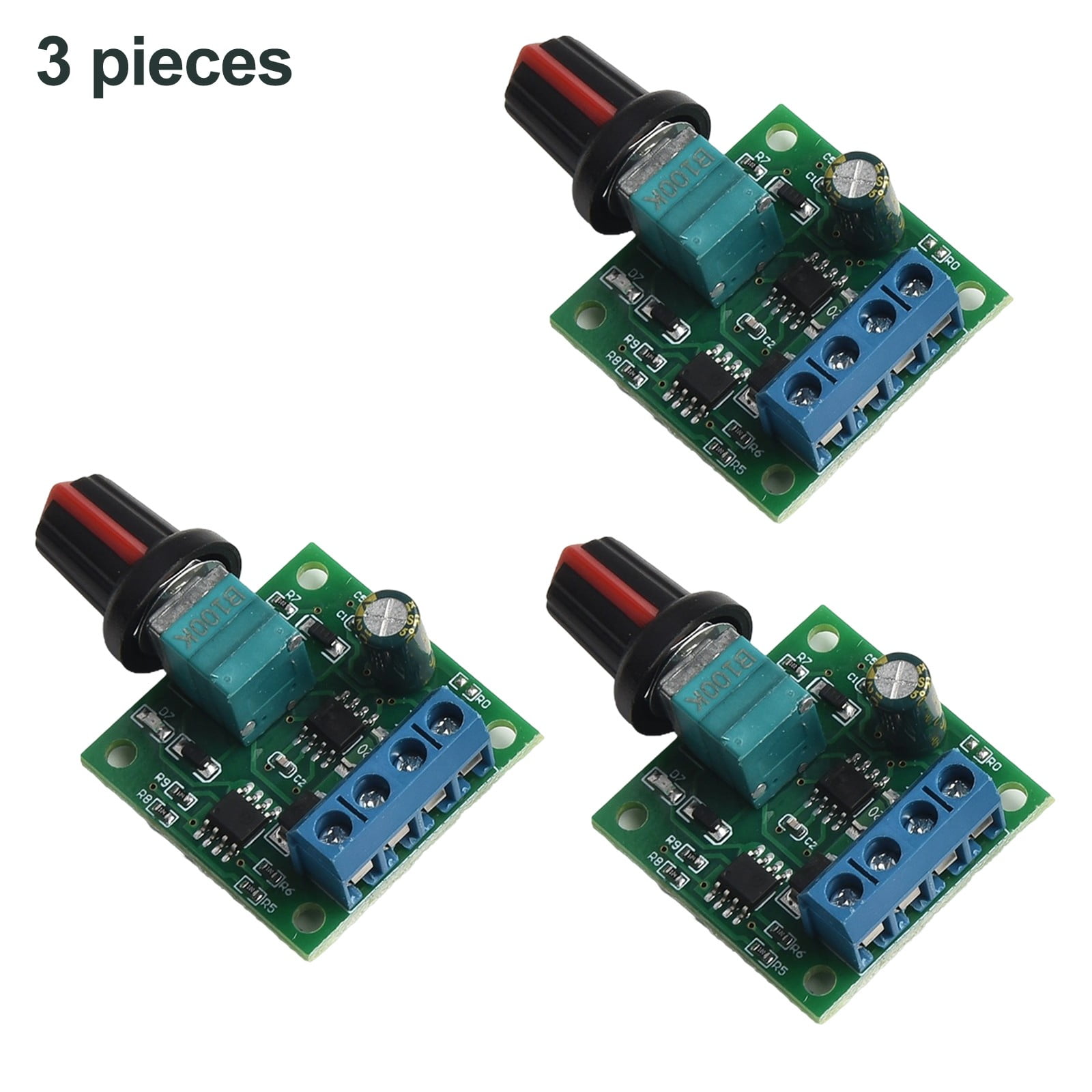 PWM DC Motor Speed Controller Governor 1.8V 3V 5V 6V 12V 2A Adjustable ...