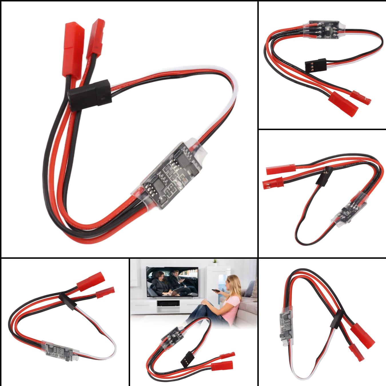PWM Electronic Switch, 20A, 3,30V, LED Indicator For RC Drone, Plant ...