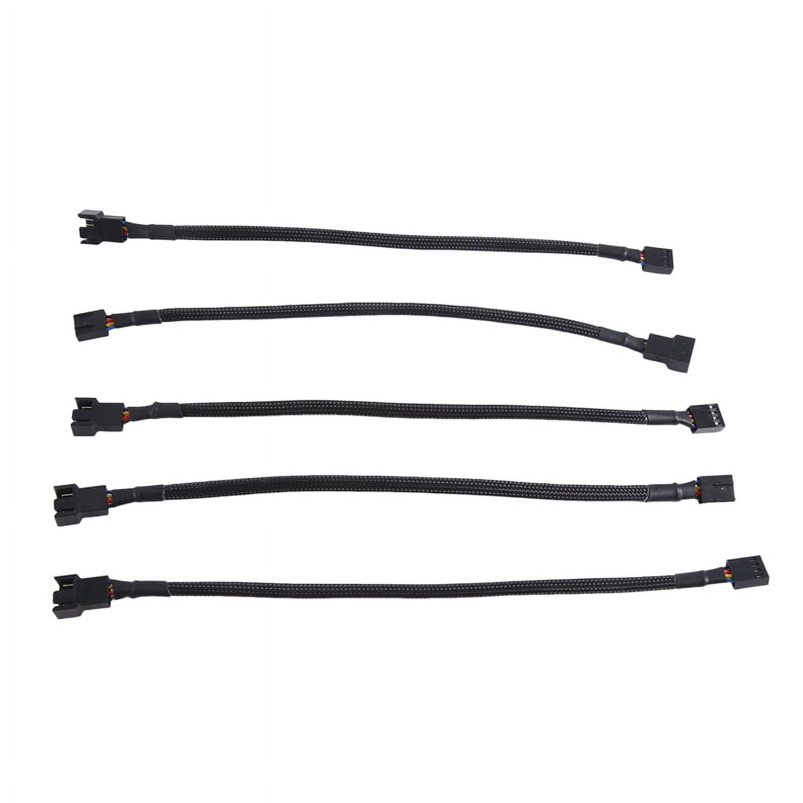 PWM Fan Extension Cable - 11.8 Inch PC Compatible with ATX Case 3 Pin ...