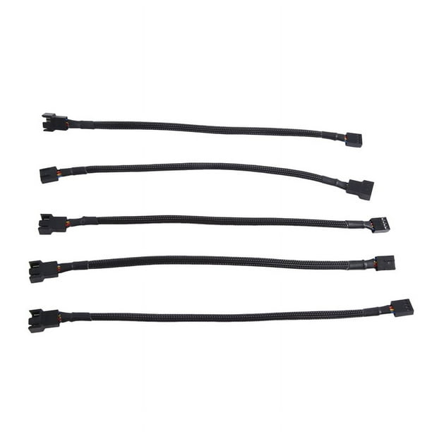 PWM Fan Extension Cable - 11.8 Inch PC Compatible with ATX Case 3 Pin ...