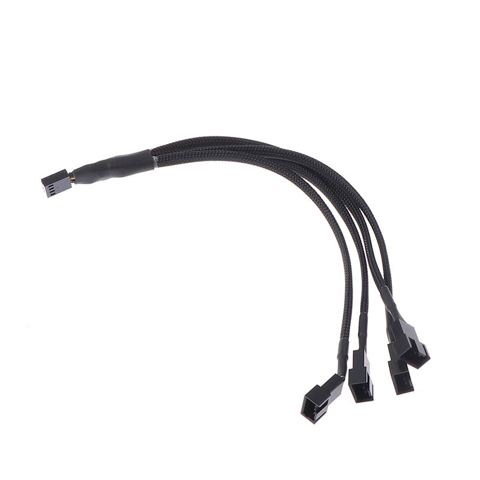 PWM Fan Splitter 4pin Adapter Cable 1 to 1 2 3 4 Computer CPU Fan ...