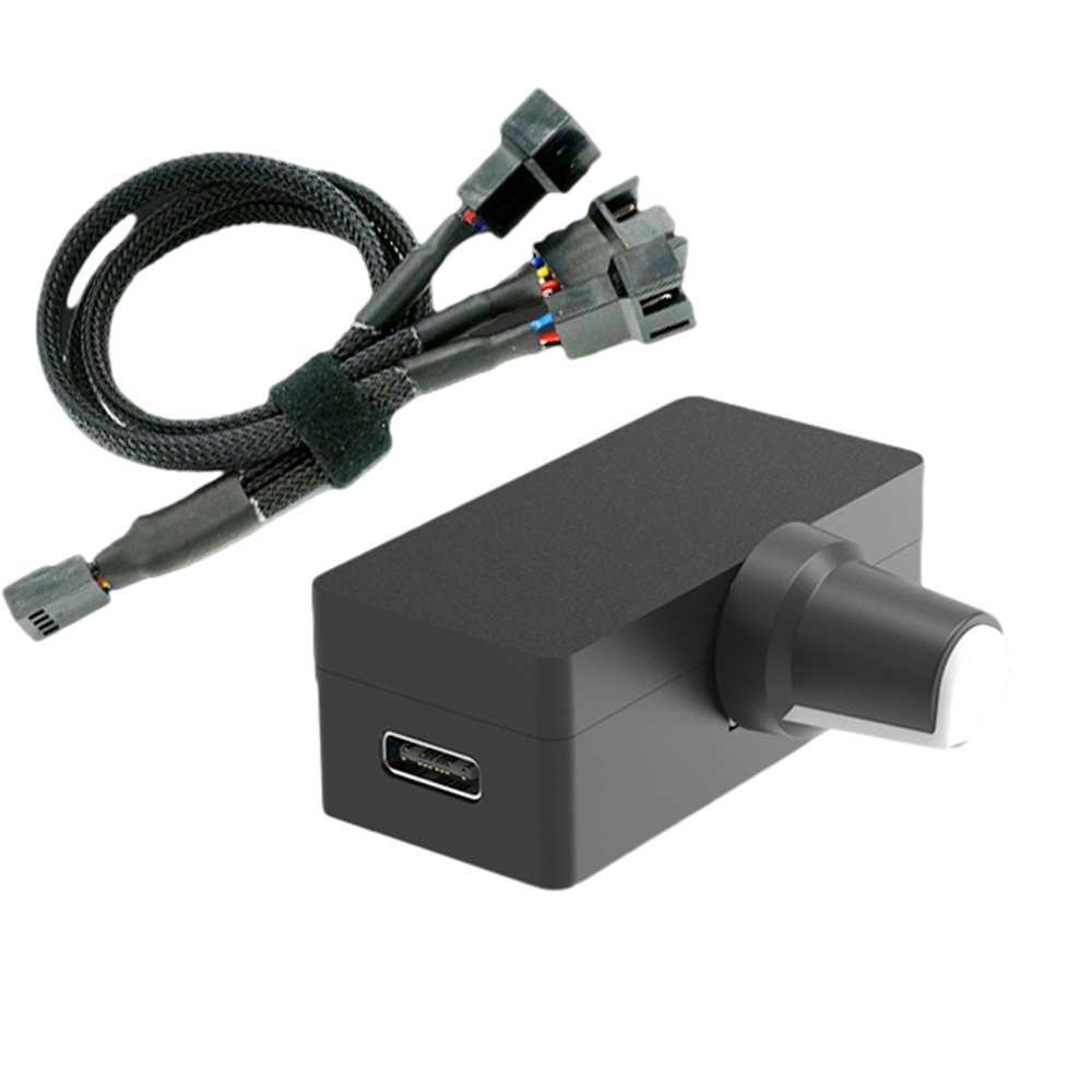 PWM Governor Fan Speed Regulation 4Pin 4-wire Fan Pump Speed Controller ...