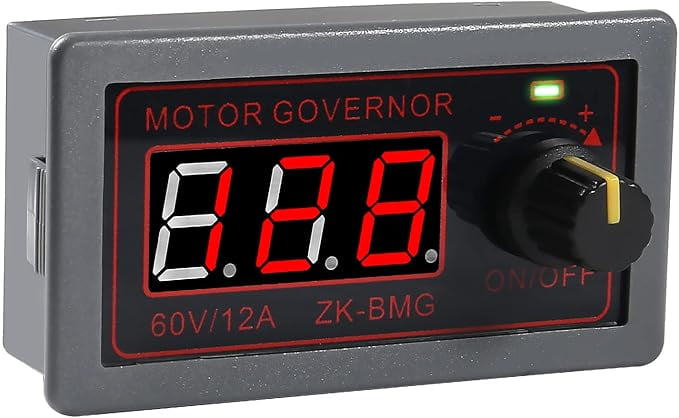 PWM Motor Speed Controller 9-60V 500W Adjustable Speed Regulator DC 12V ...