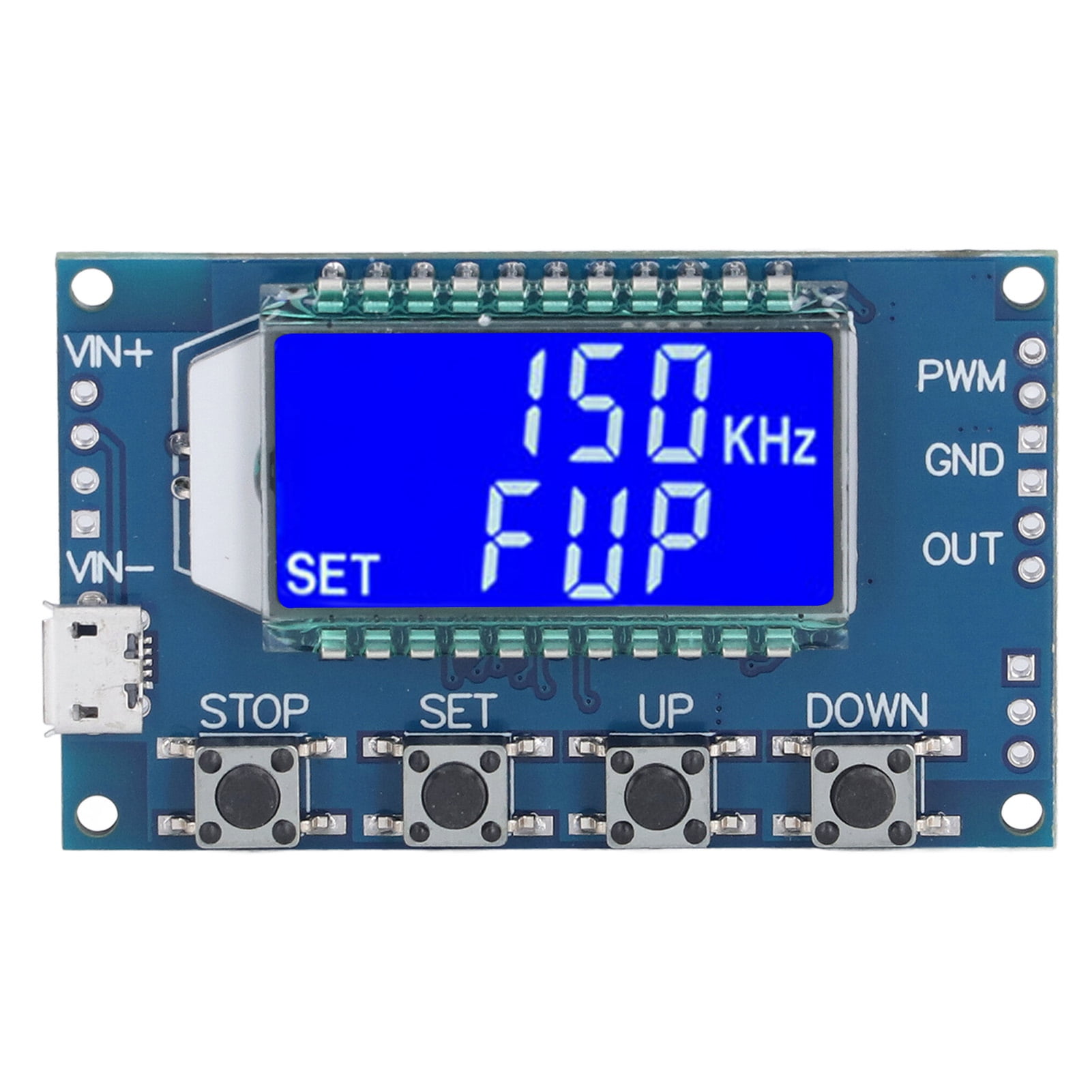 PWM Pulse Square Wave Signal Generator Module with LCD Display ...