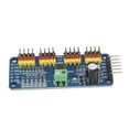 PWM Servo Driver 16‑Channel Motor Drive Board Module IIC Interface PCA9685 for Robot - Walmart.com