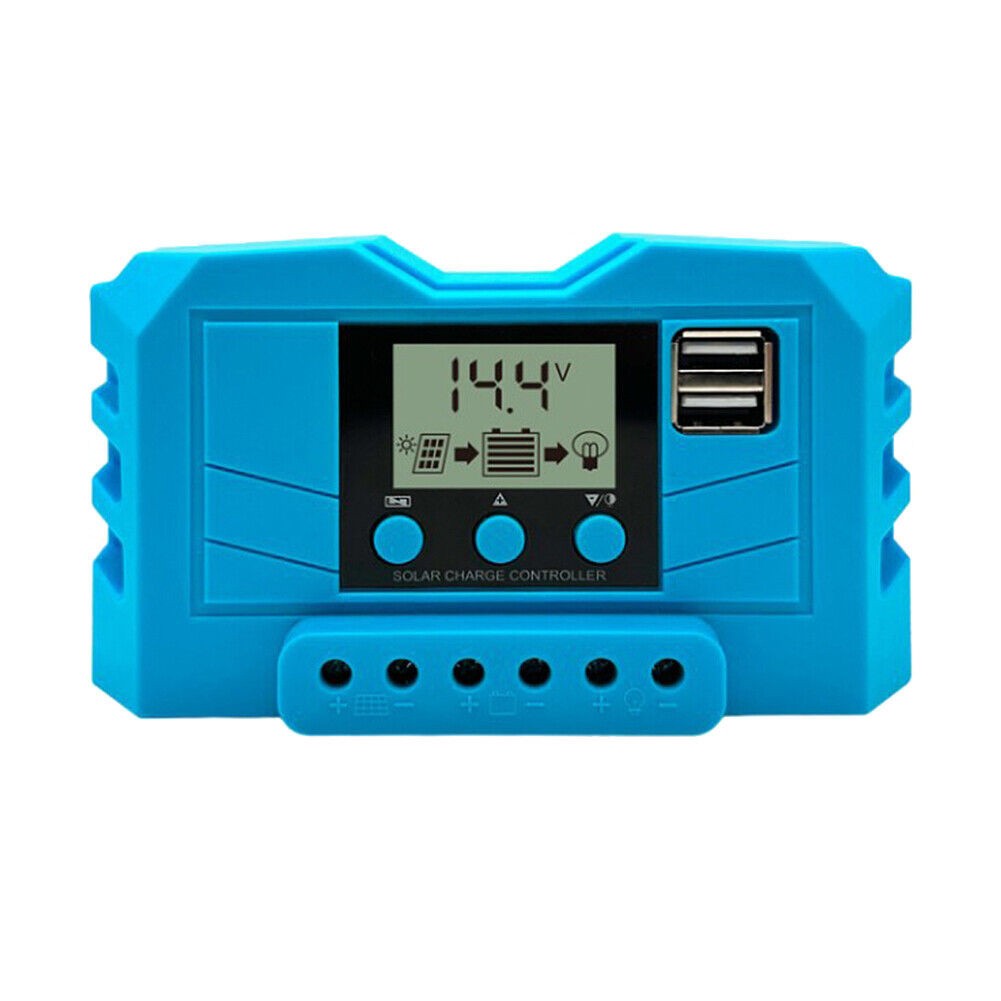 PWM Solar System Controller 10A 20A 30A LCD Display Solar Panel Charge ...