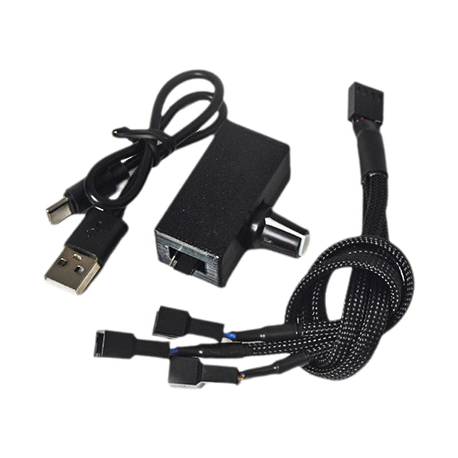 PWM Speed Controller 12V 4Pin PWM Fan Governor USB TYPE-C Power Supply ...