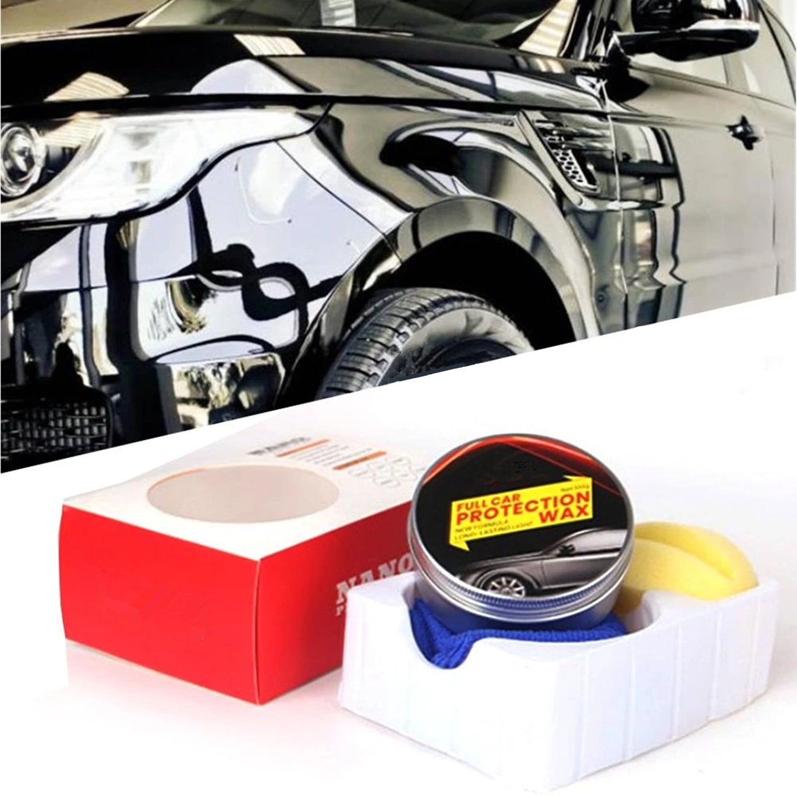 PWPSG Crystal-Plated Car Wax Set Hard Light Wax Layer Covering Paint ...