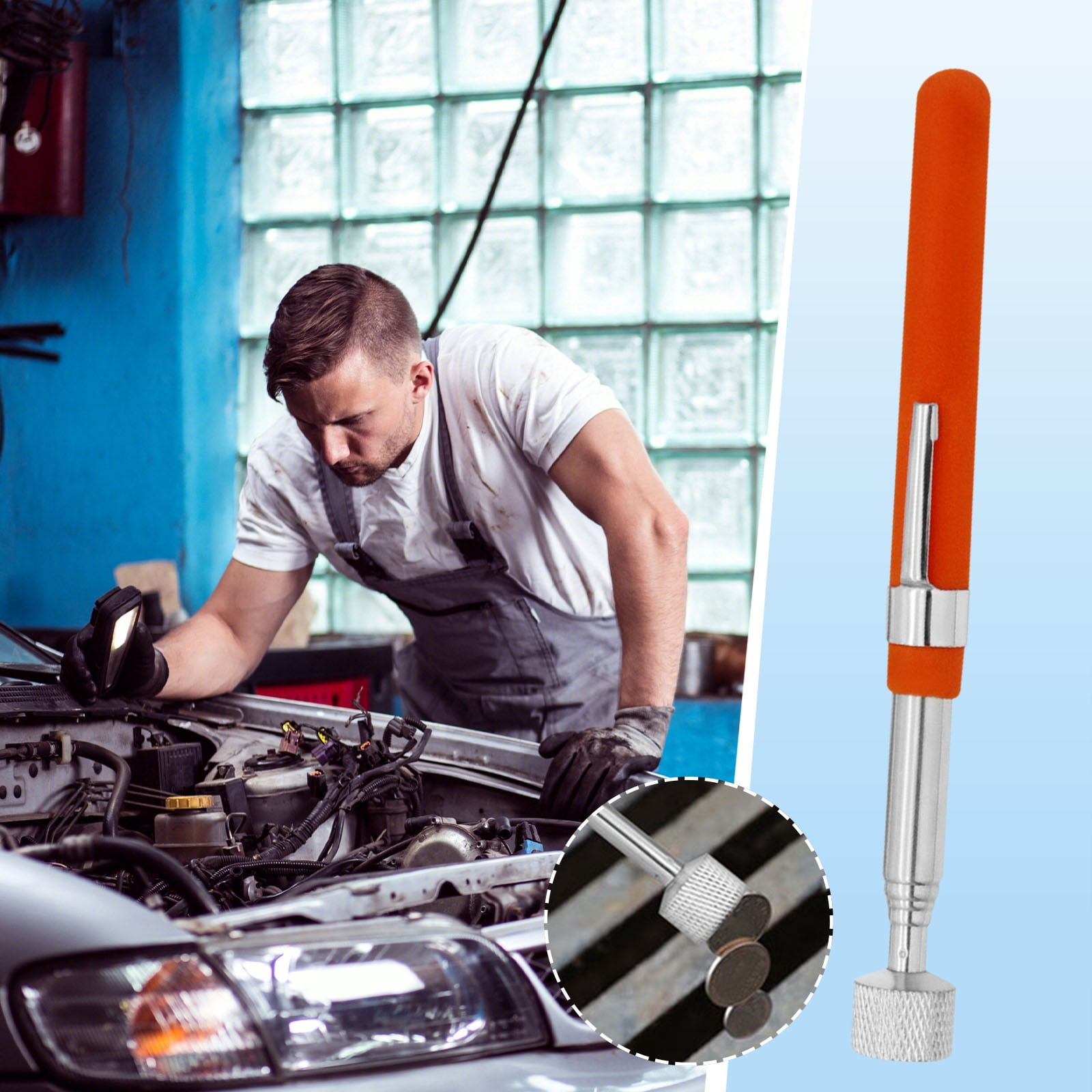 PWPSG Portable Extendable Magnetic Pickup Tool for Easy Retrieval of ...