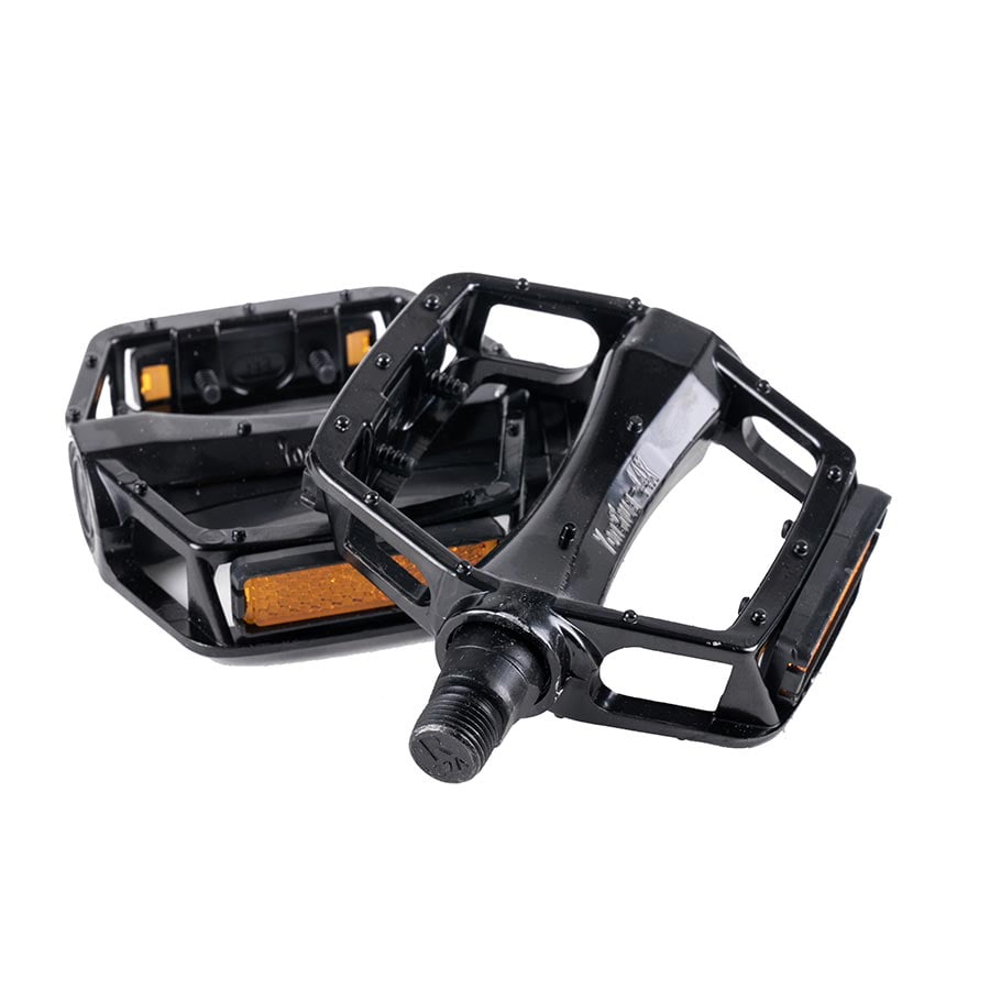 PWR Dually Pedals Body: Alloy, Spindle: Steel, 9/16'', Black - Walmart.com