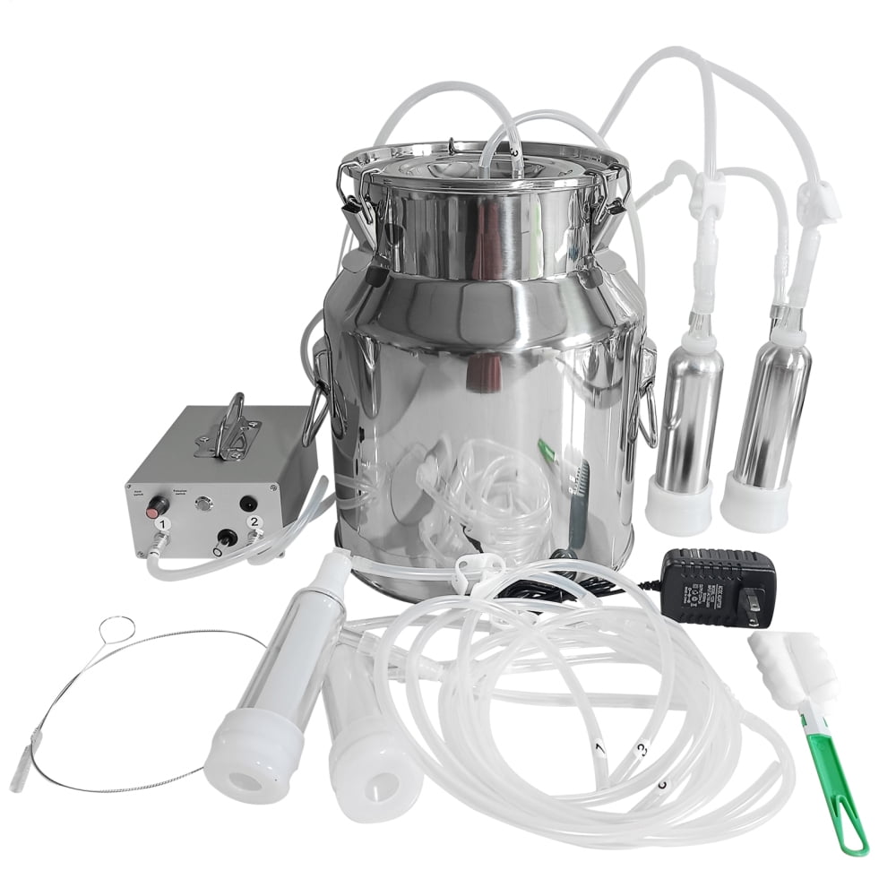 PWTOOL 14-Liter Automatic Goat Milker with 24W Copper Core Motor, Power ...