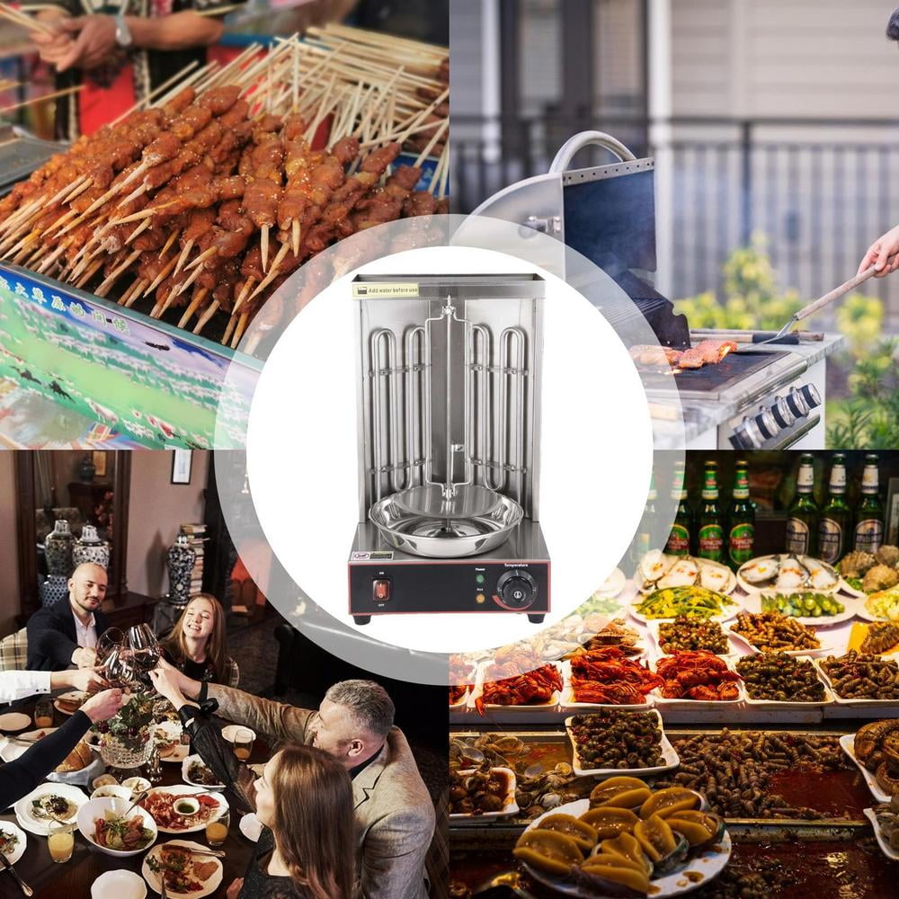 PWTOOL 2400W Vertical Rotating Turkey Oven, 110V, Adjustable for ...