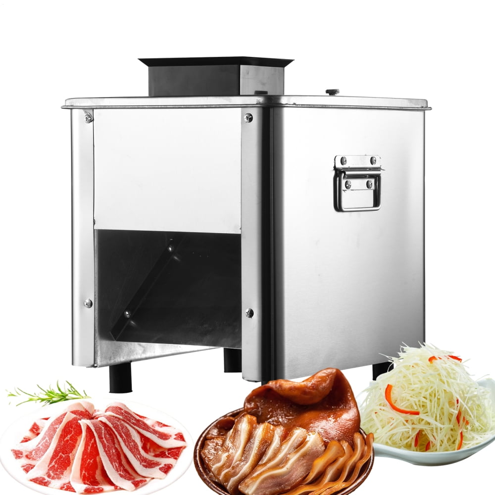 PWTOOL 3.5mm Blade Electric Meat Slicer, Stainless Steel Food Slicing ...