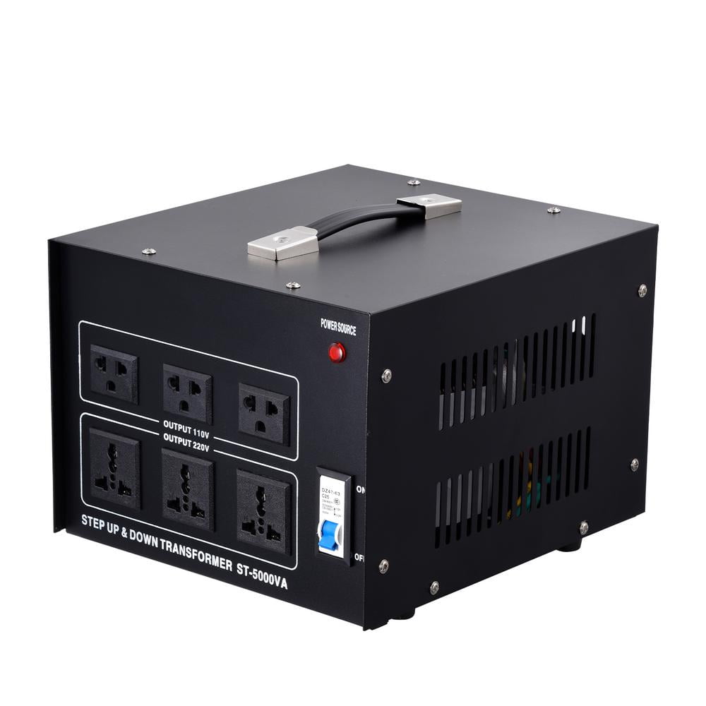 PWTOOL 5000W Voltage Transformer Power Converter(110V to 220V, 220V to ...