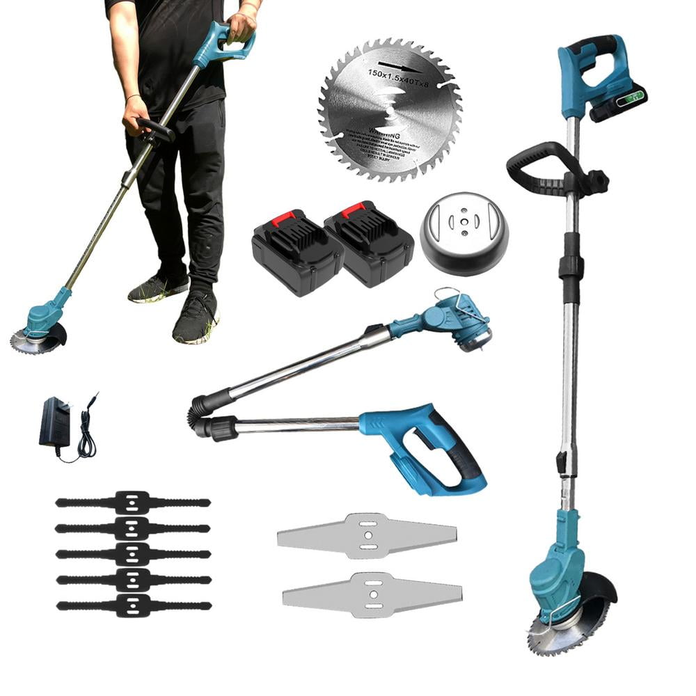 PWTOOL 850W 20V Flexible Cordless String Trimmer, 2 in 1 Trimmer and ...