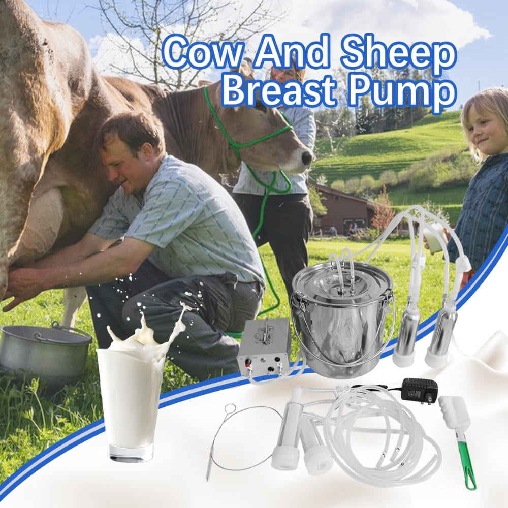 PWTOOL 9-Liter Vacuum Goat Milk Extractor, 24W Motor & 5mm/s Speed ...