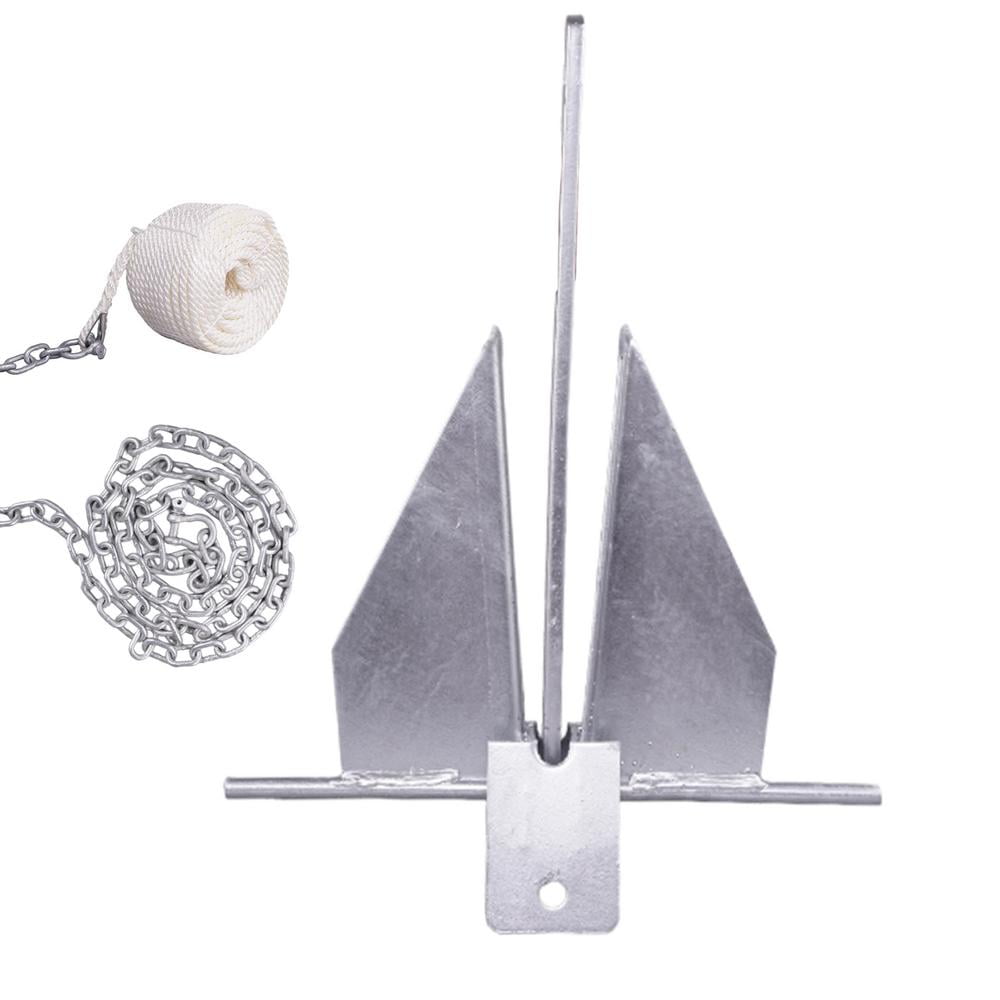 PWTOOL Boat Fluke 6Kg Carbon Steel Marine Fluke for Rivers Sand and Mud ...