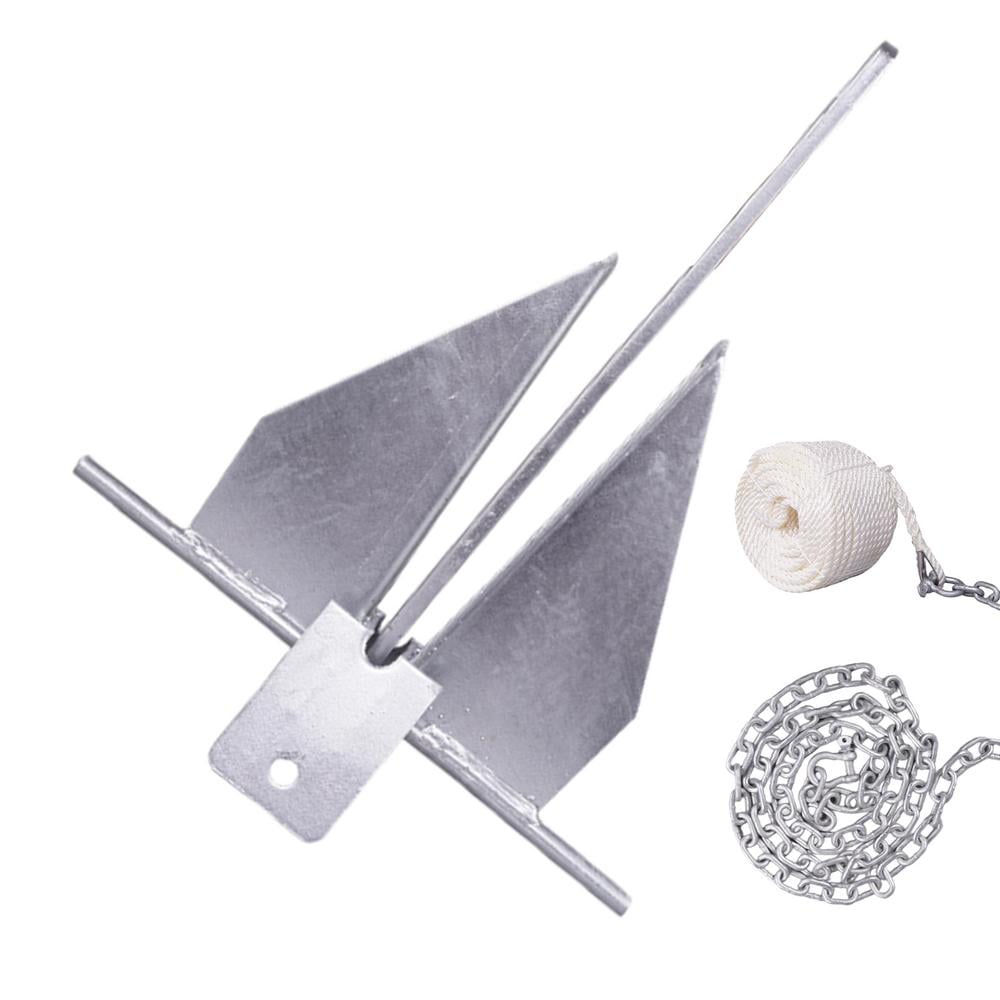 PWTOOL Boat Fluke 6Kg Sea Boat Carbon Steel Kit Sand and Mud Heavy Duty ...