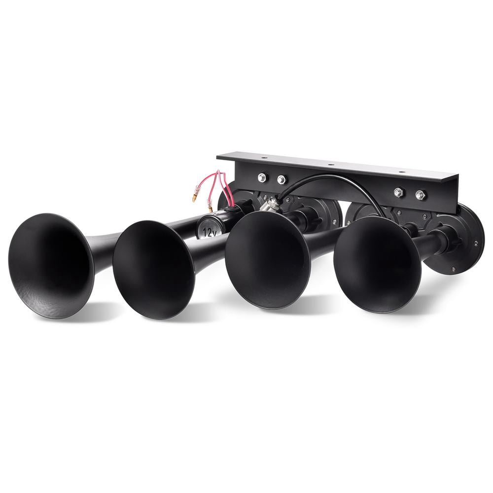 PWTOOL Car Horns 12v Loud 3 Trumpets Super Loud Truck Train Horns Kit ...