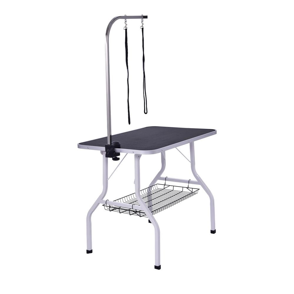 PWTOOL Cat Grooming Table 36 Inch Portable Pet Table Foldable Dog ...