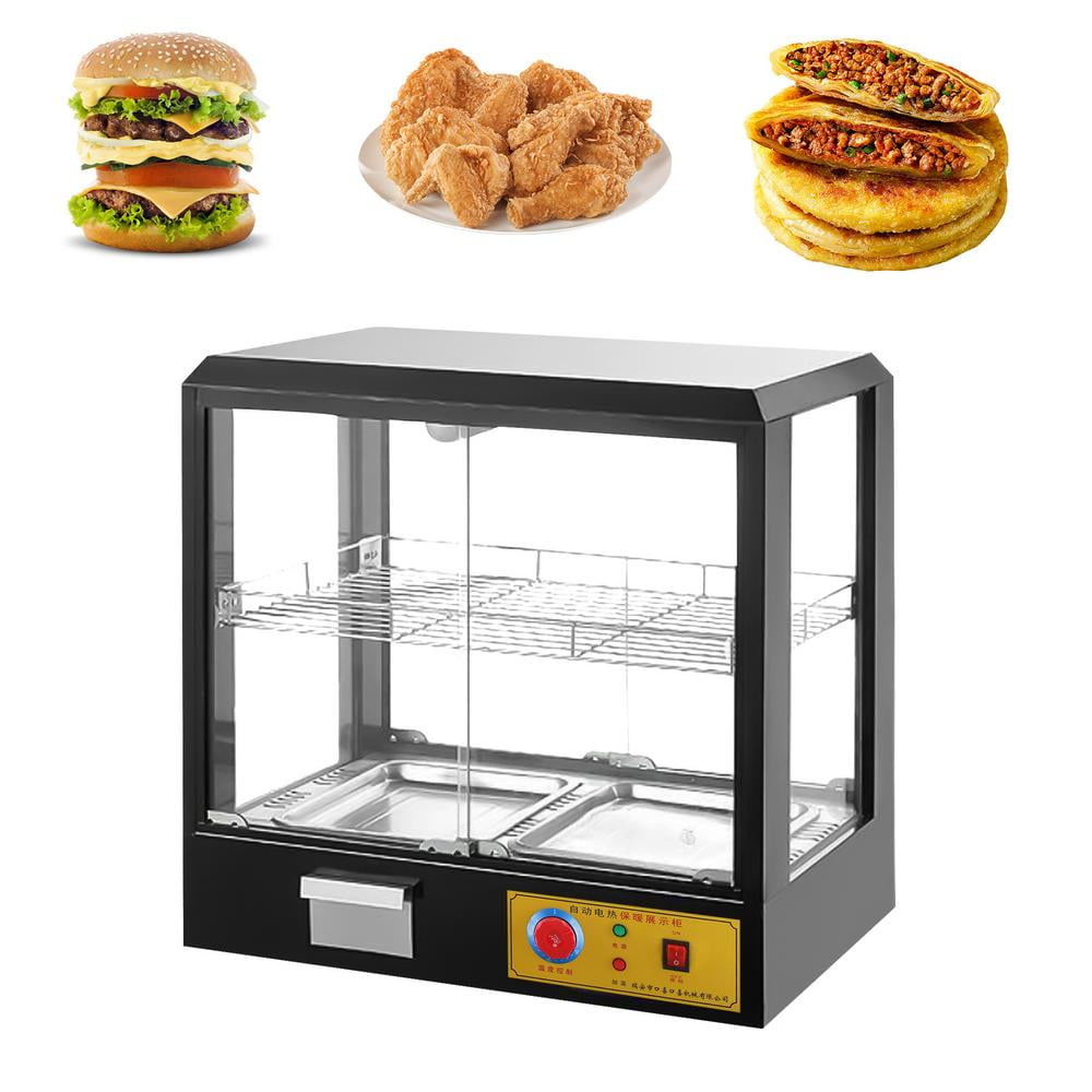 PWTOOL Commercial Food Display Case | 110V Pastry Display Case | 2-Tier ...