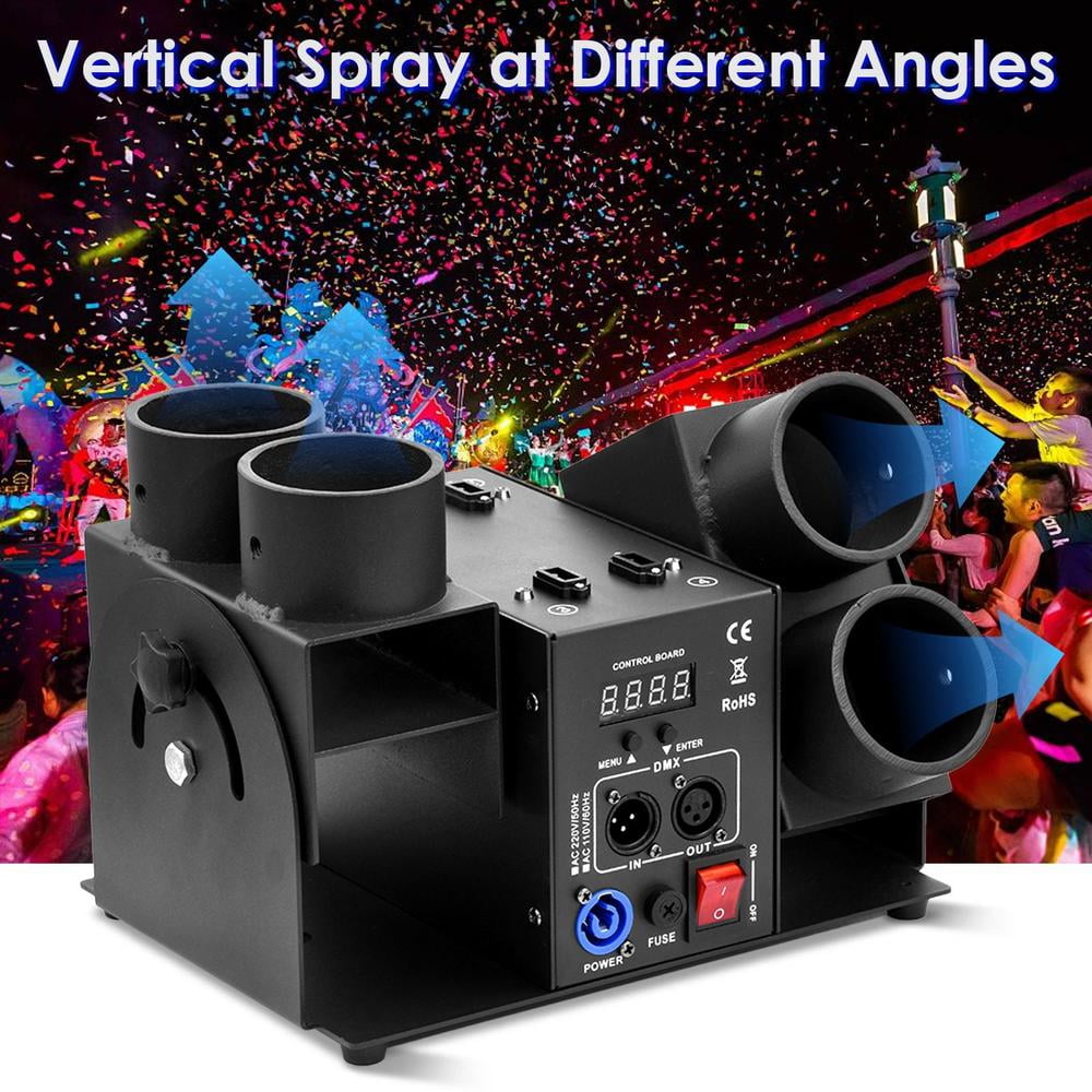 PWTOOL Confetti Machine, Professional Electric Confetti Launcher, DMX ...