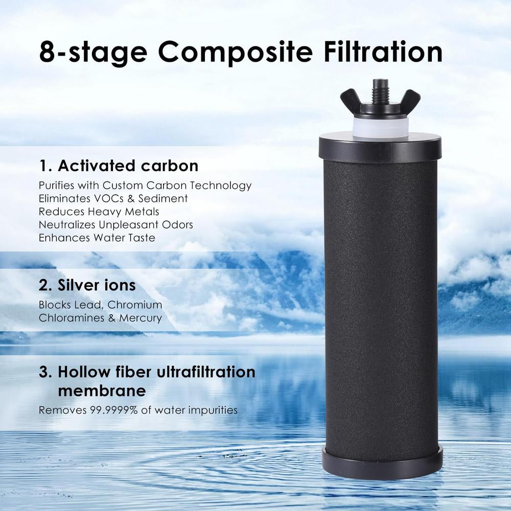 PWTOOL Drinking Water Filter System Heavy Duty Chlorine Filter ...