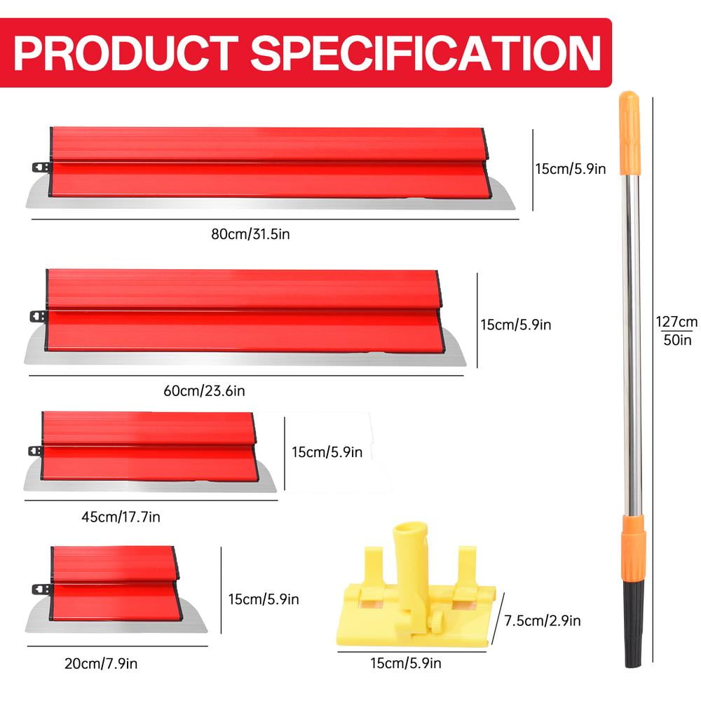 PWTOOL Drywall Bucket Scoop Non-slip Stainless Steel Putty Scraper ...