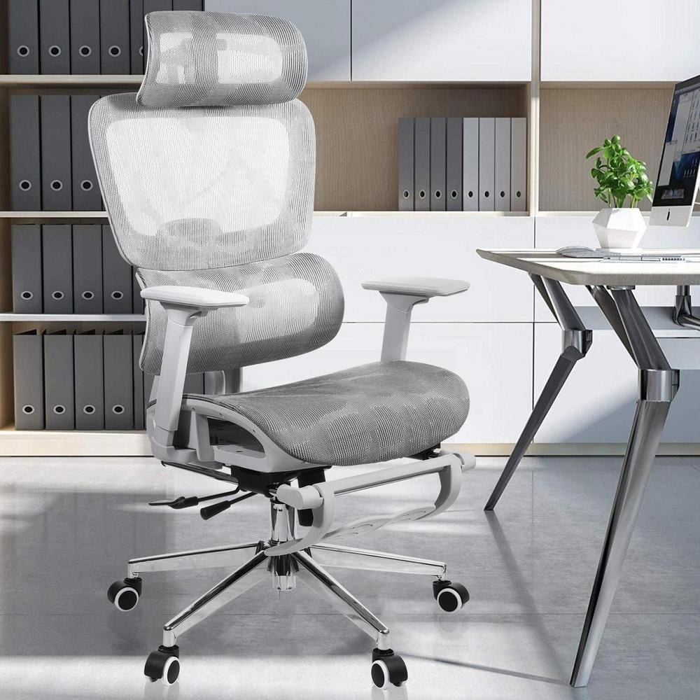 PWTOOL Ergonomic Office Chair, SGS Certified Gas Cylinder, 440 LBS ...