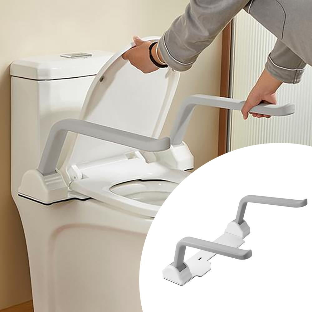 PWTOOL Foldable Toilet Stand up Assist, Elderly Toilet Safety Hand Rail ...