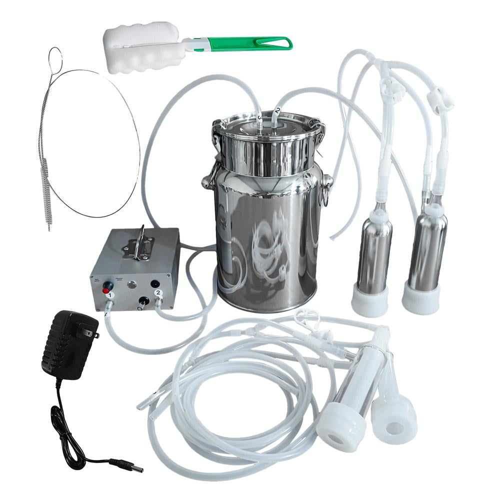 PWTOOL Goat Milking Machine Portable Electric Milker 7L Efficient ...