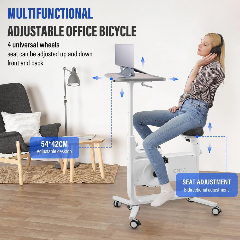 PWTOOL Height Adjustable Exercise Cycling Bike, 3in1 Indoor Trainer ...