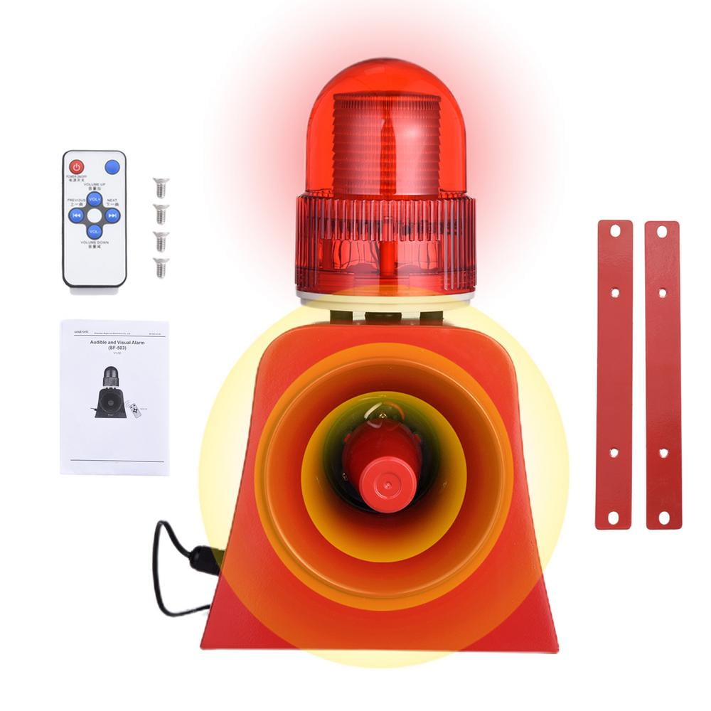 PWTOOL Outdoor Siren Alarm Industrial 120 dB LED Warning Light ...