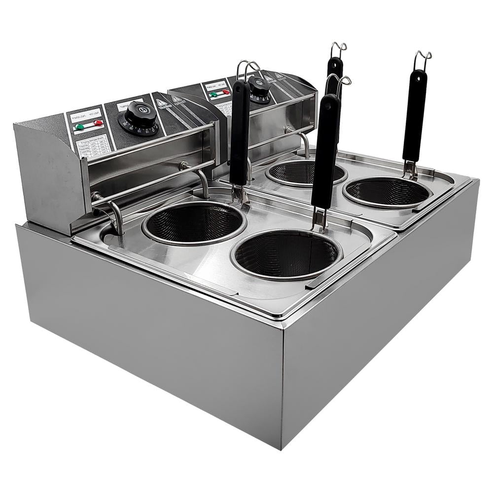 PWTOOL Pasta Cooker Electric 1500W Noodle Pasta Cooker Machine Four ...