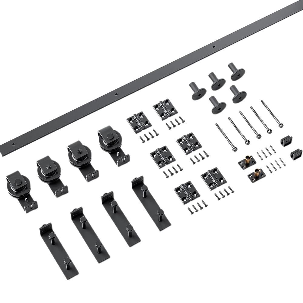 PWTOOL Sliding Door Hardware Kit 52inch Close Track System Set For ...