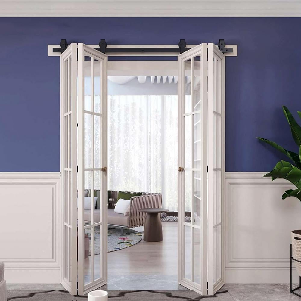 PWTOOL Sliding Door Track Kit | T Shaped Sliding Door Hardware and ...