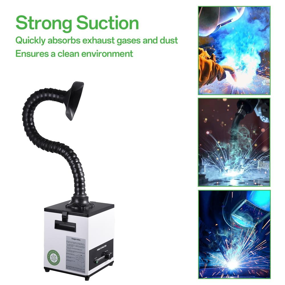 PWTOOL Solder Fume Extractor, 100W Smoke Removal, Adjustment Smoke ...