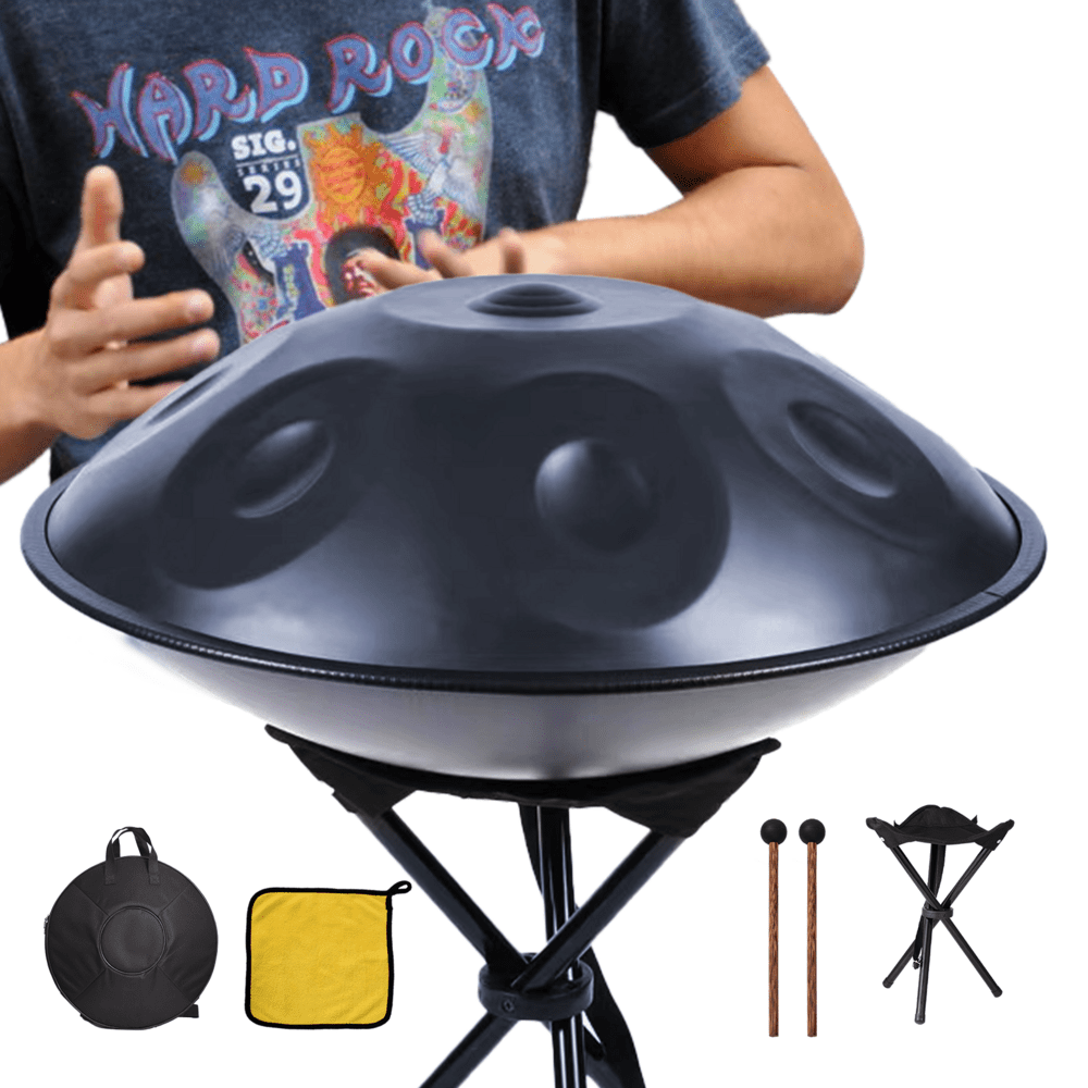 PWTOOL Steel Drums for Adults 22 Inches Steel Handpan Drum in D Minor ...