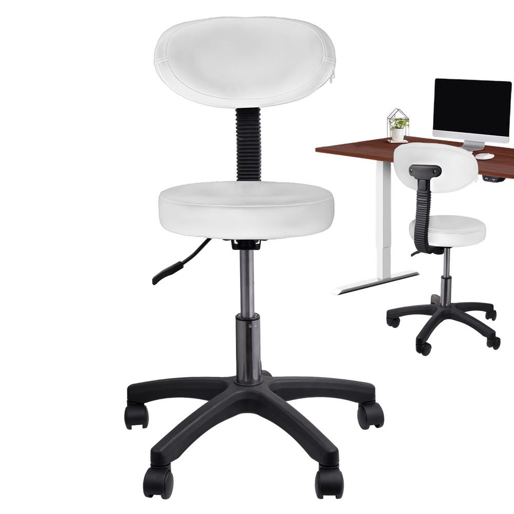 PWTOOL Swivel Saddle Stool Ergonomic Adjustable Height Comfortable ...