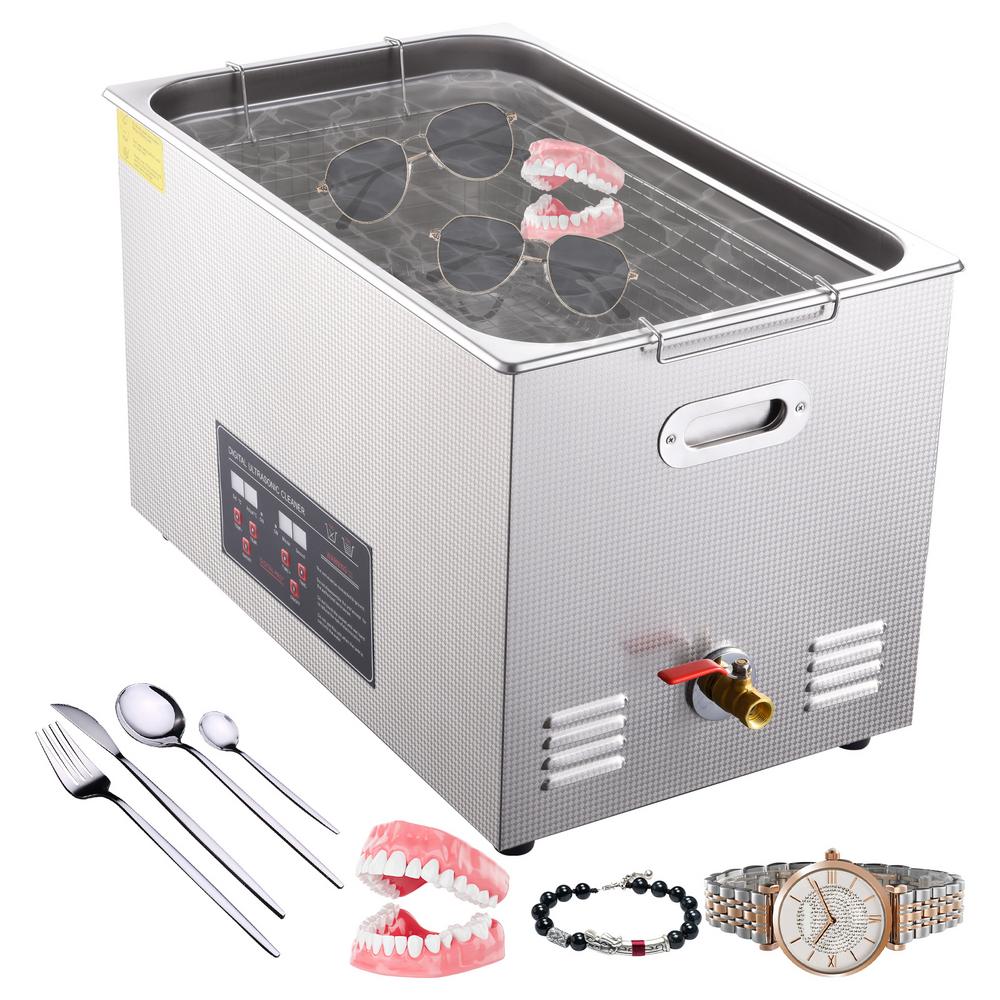 PWTOOL Ultrasonic Cleaner with Heater 15L Ultrasonic Timer Design ...