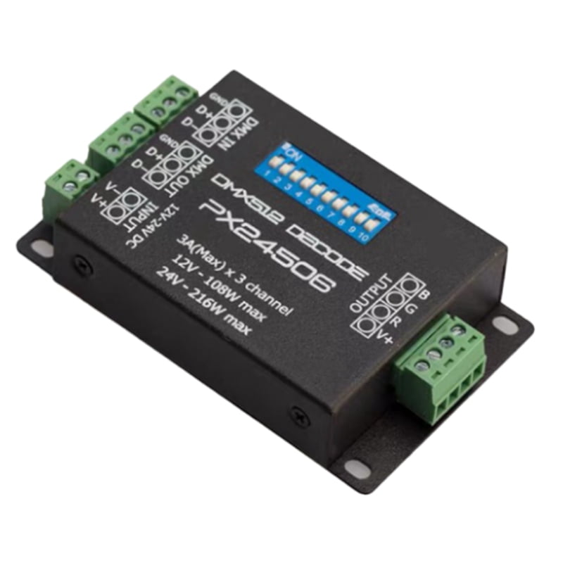 PX24506 Led Controller Led Decoder 512 Decoder Driver 9A 512 Amplifier ...