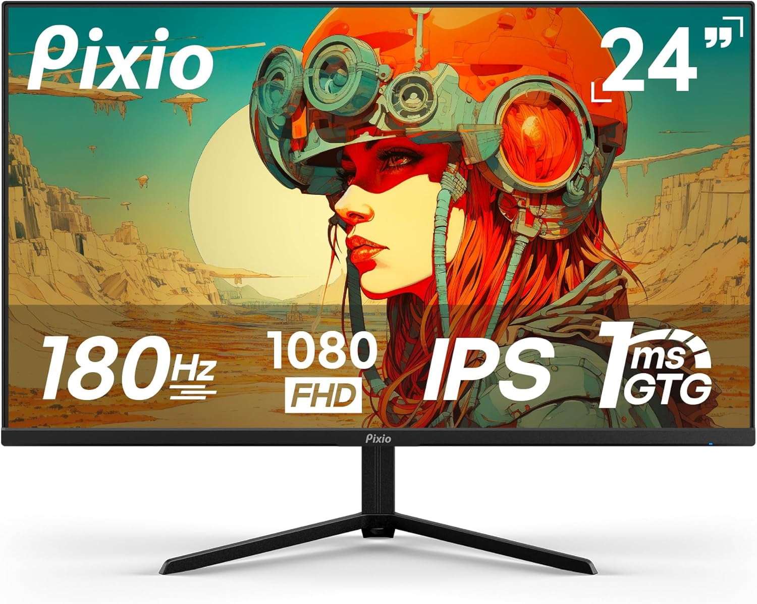 PX248 Prime V2 Black 24 inch 180Hz Refresh Rate FHD 1080p Resolution ...