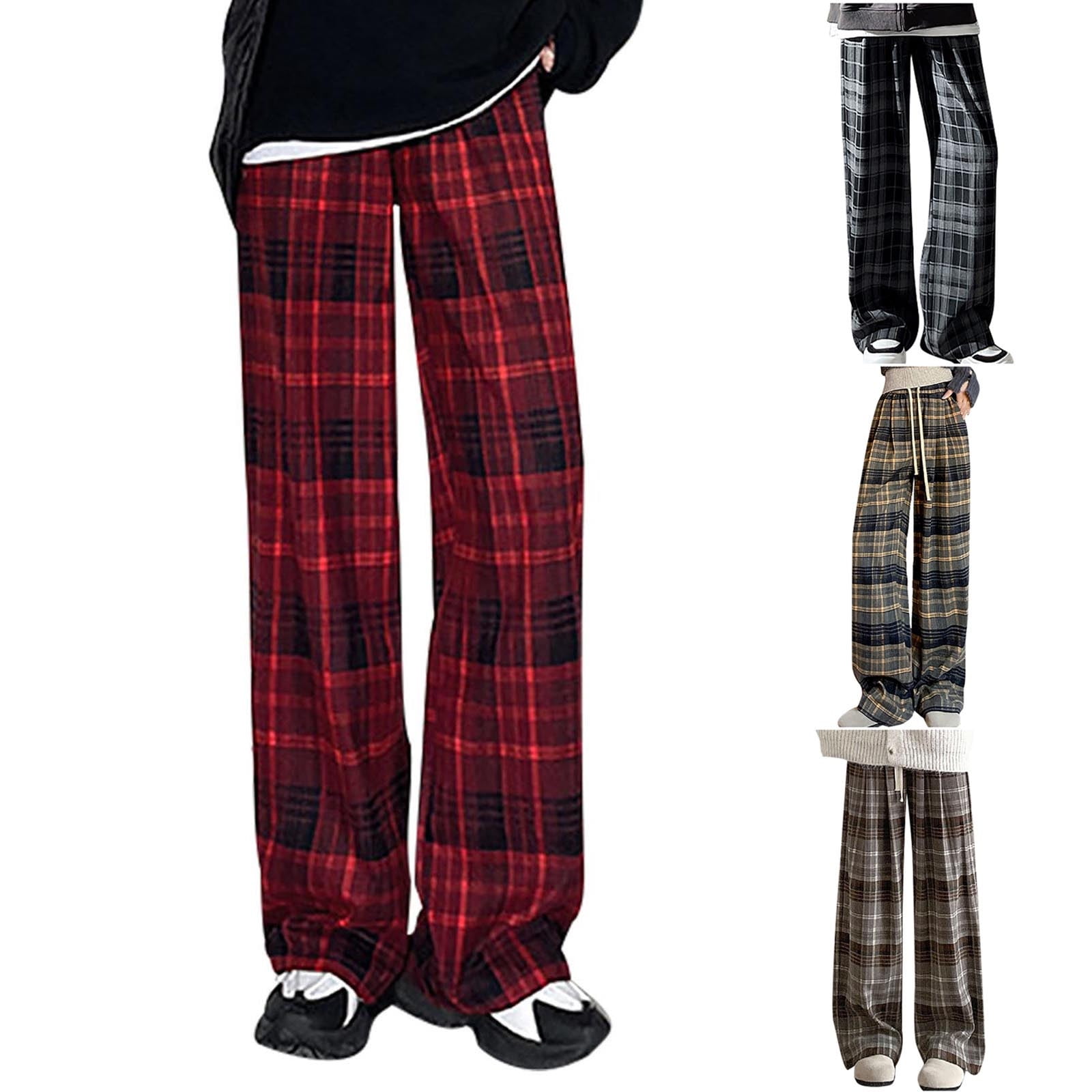 PXLKNZH Petite Pants for Women High Waisted Drawstring Lounge Wide Leg ...