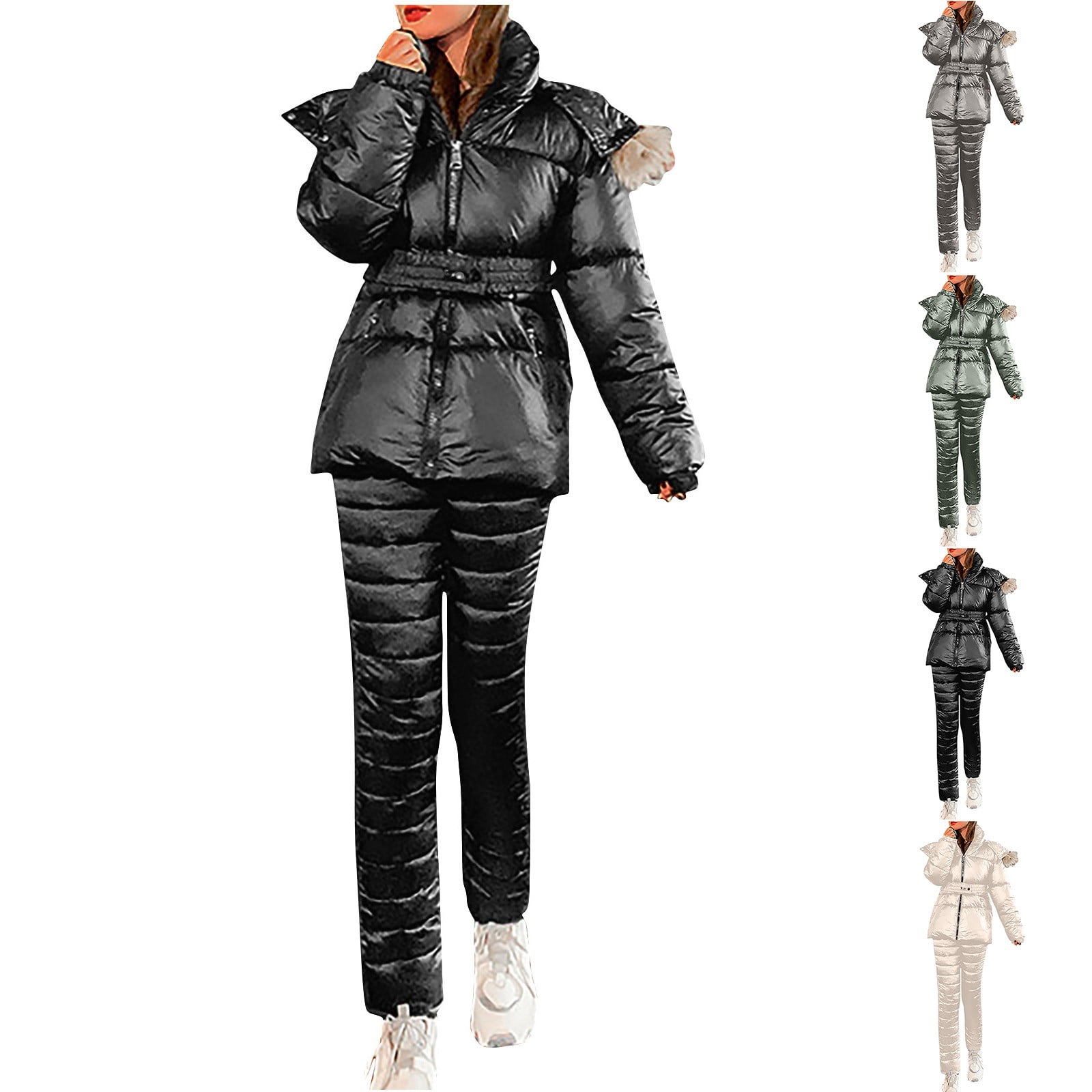 PXLKNZH Womens Winter Onesie Ski Jumpsuits Outdoor Sports Snowsuit ...