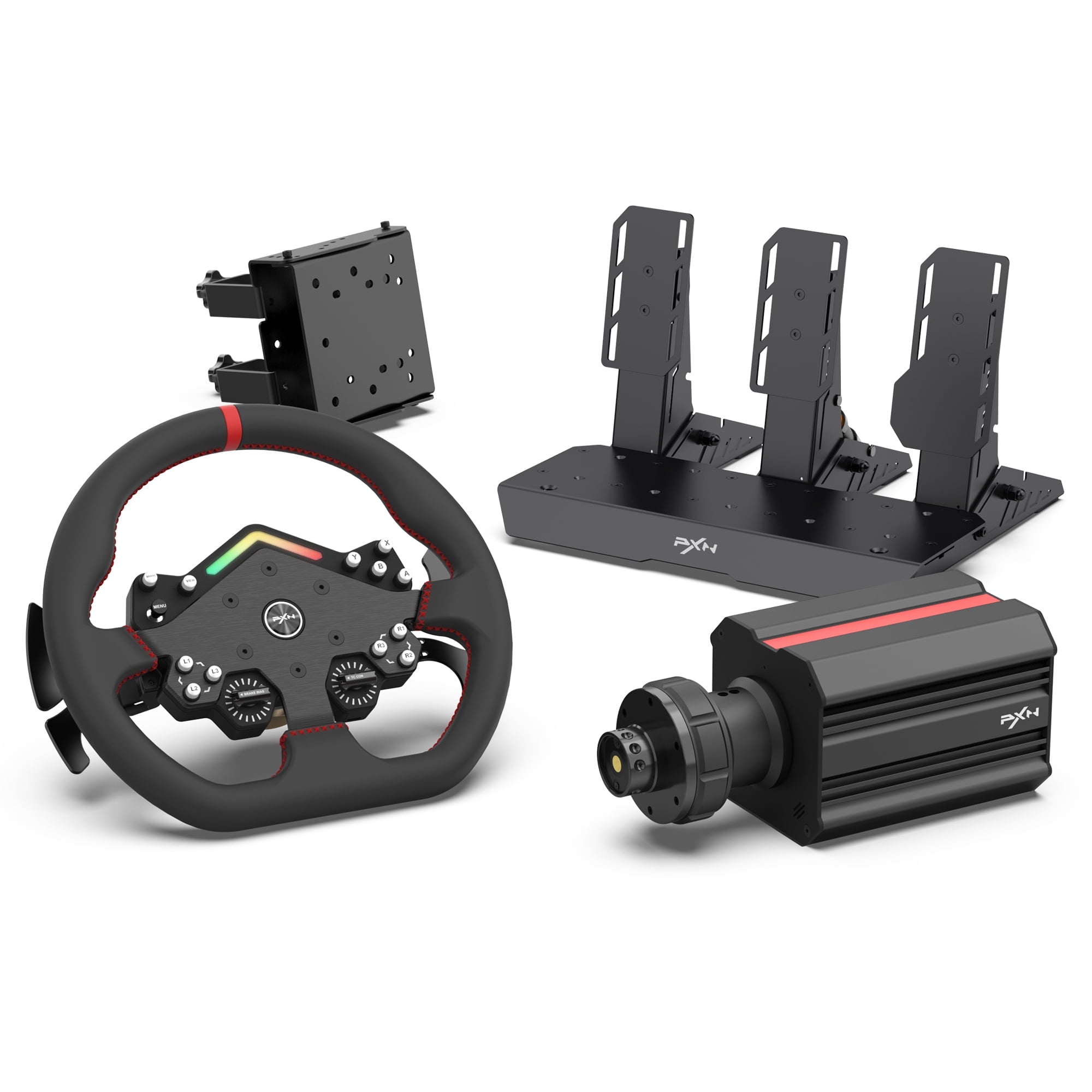 PXN V12 Lite Force Feedback Racing Wheel - Direct Drive Servo Racing ...