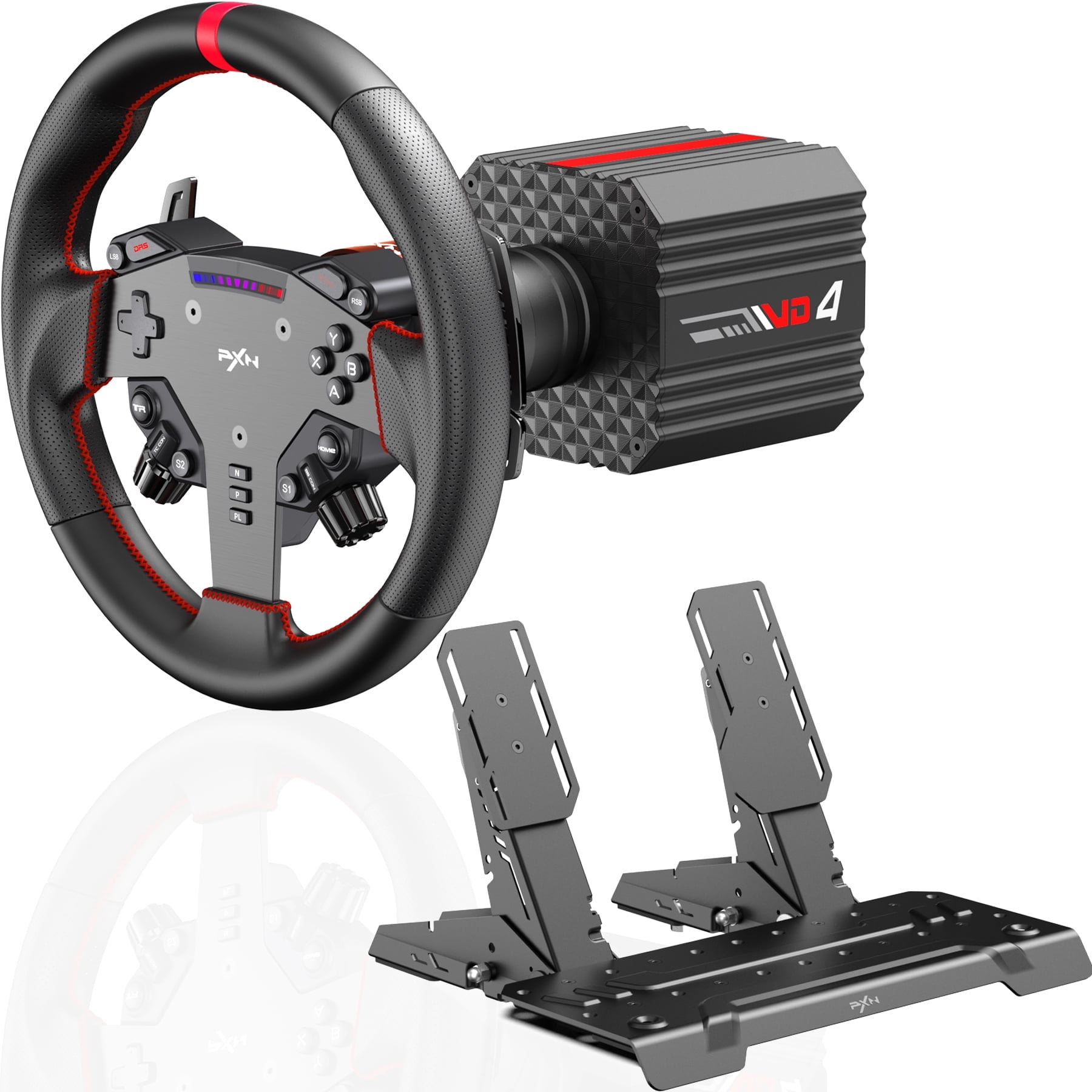 PXN VD4 Bundle - Direct Drive Racing Wheel Set - 4Nm VD4 Servo Motor ...